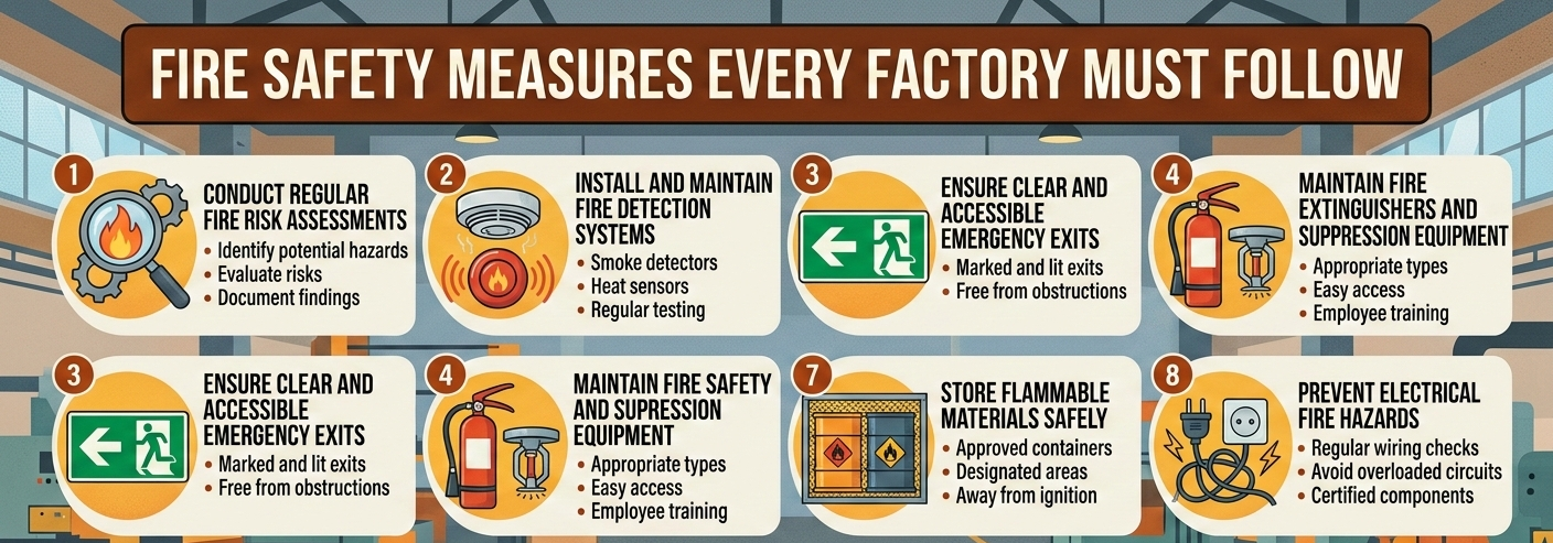 Fire Safety Measures Every Factory Must Follow - aosspl.com